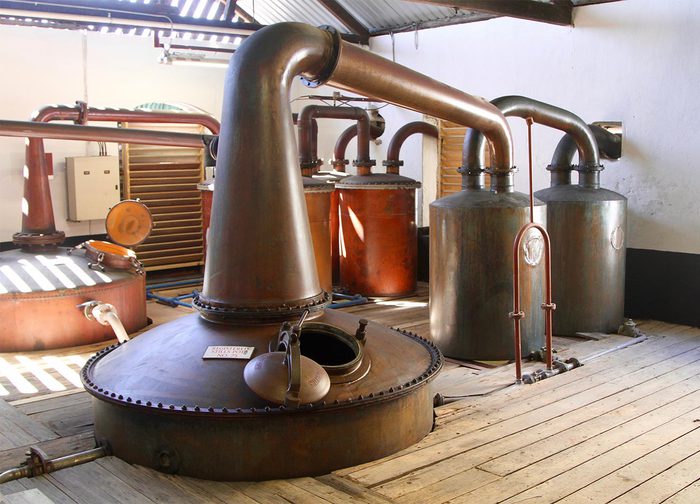 Rum - 6. double retort pot still