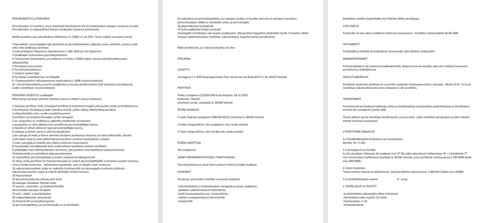 Perukirja asianajopalvelut, asianajotoimisto Petri Järvensivu Oy ...