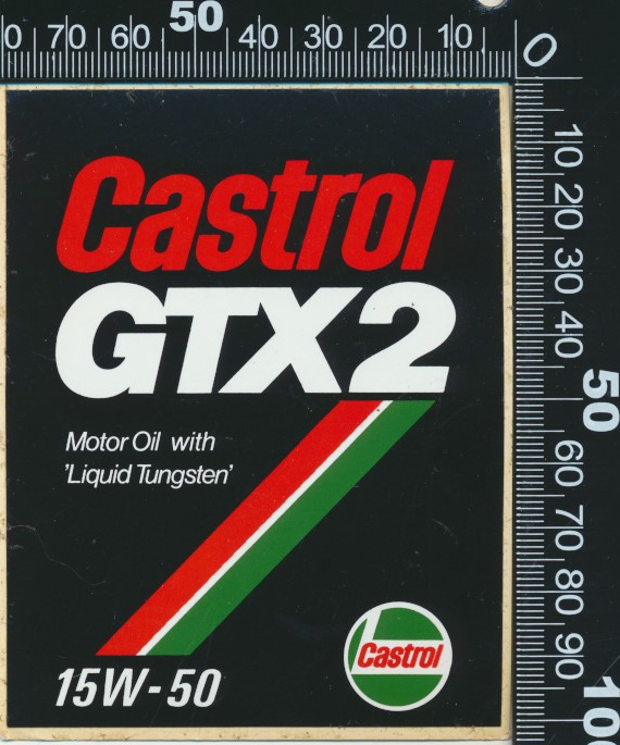 Castrol - GTX2 - Motor oil with liquid tungsten