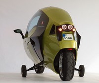 Monoracer Cabin Motorcycle | Electric version
