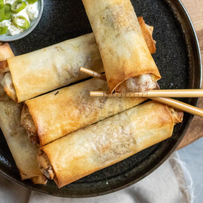Vegetarische mini loempia's :: The Healthy Foodies