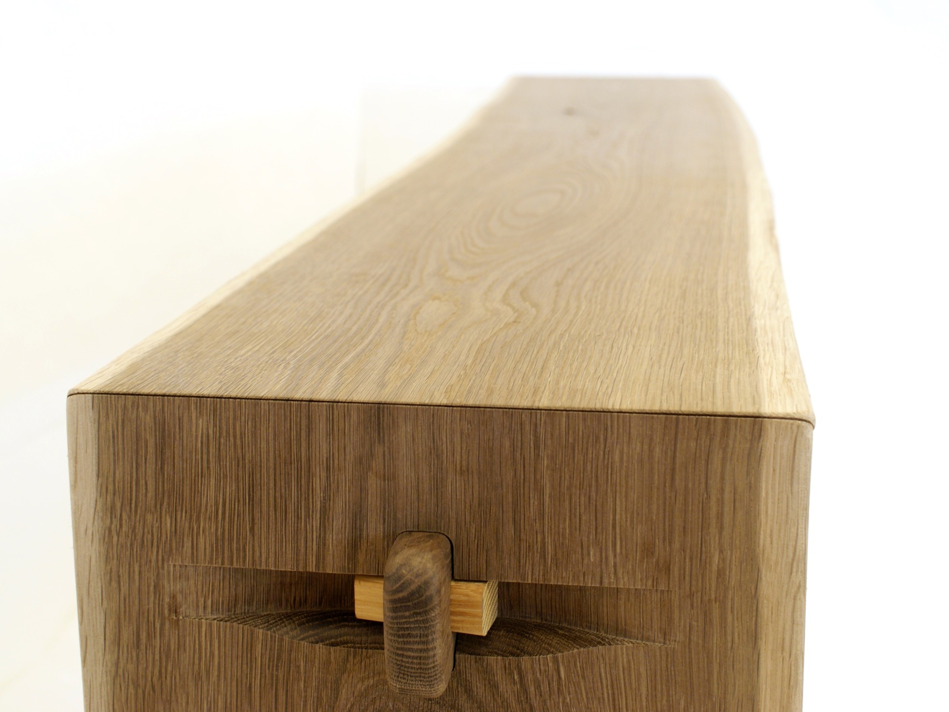 Organic Live Edge Natural Waterfall Bench