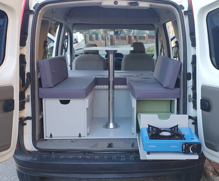 Kit di mobili per mini camper Kangoo - Camperize Reanault Kangoo