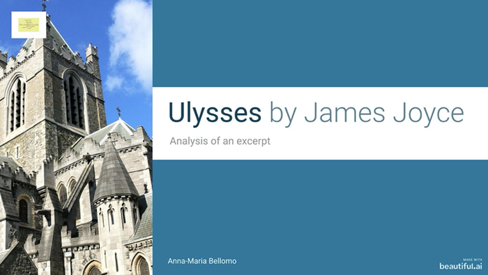 Ulysses: an Excerpt and its Analysis