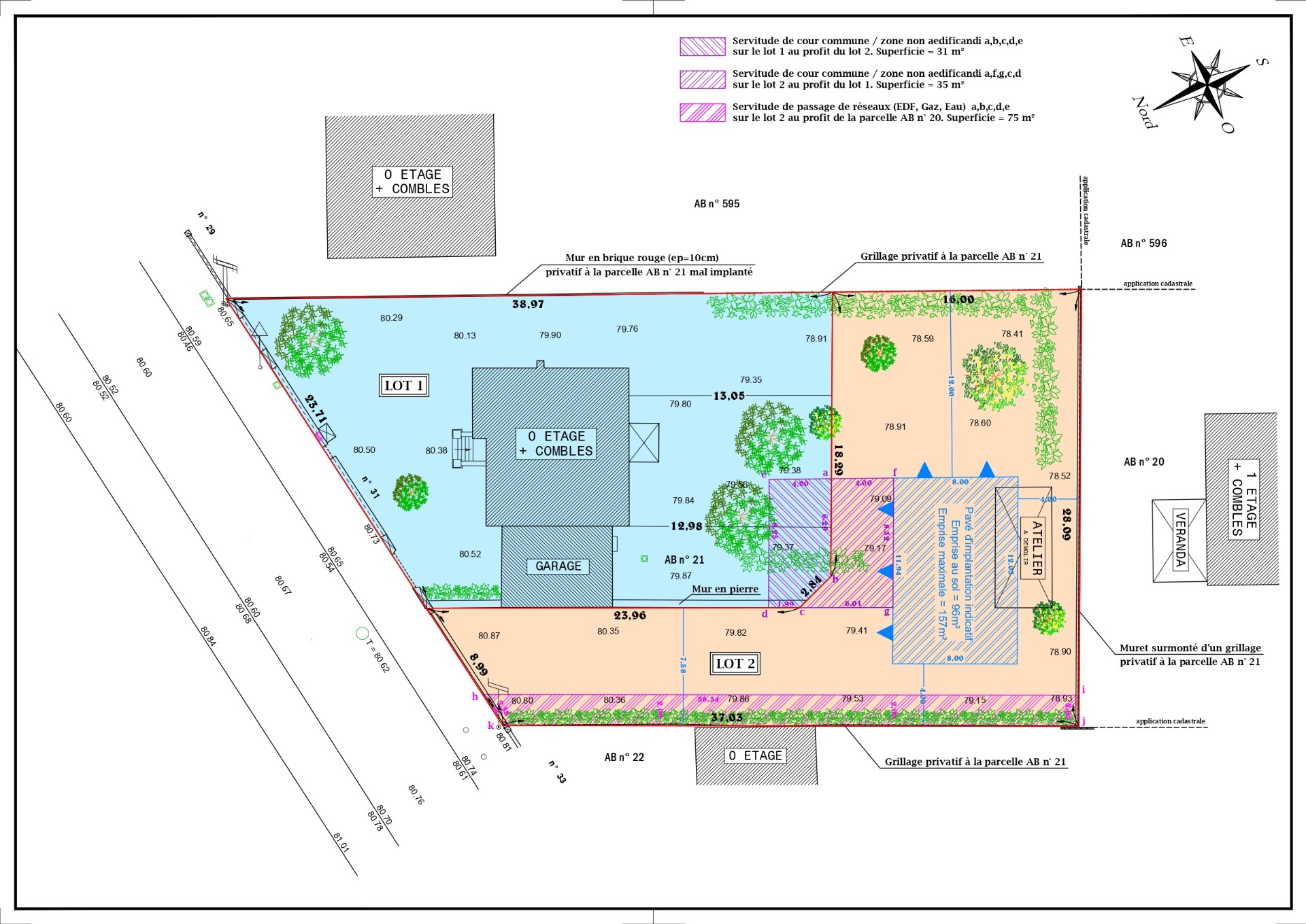 Les Servitudes Civiles Conventionnelles.