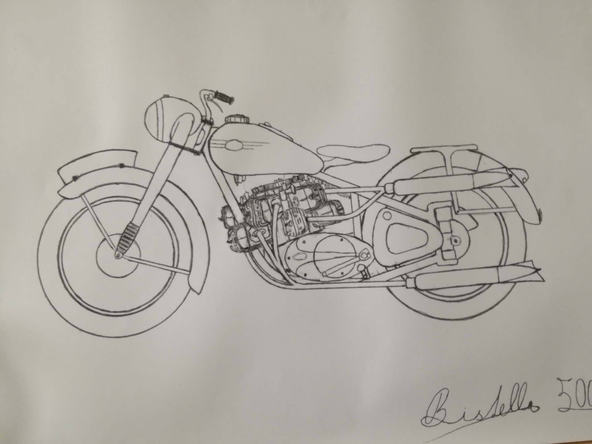 Bistella 500 - Motorcycle details