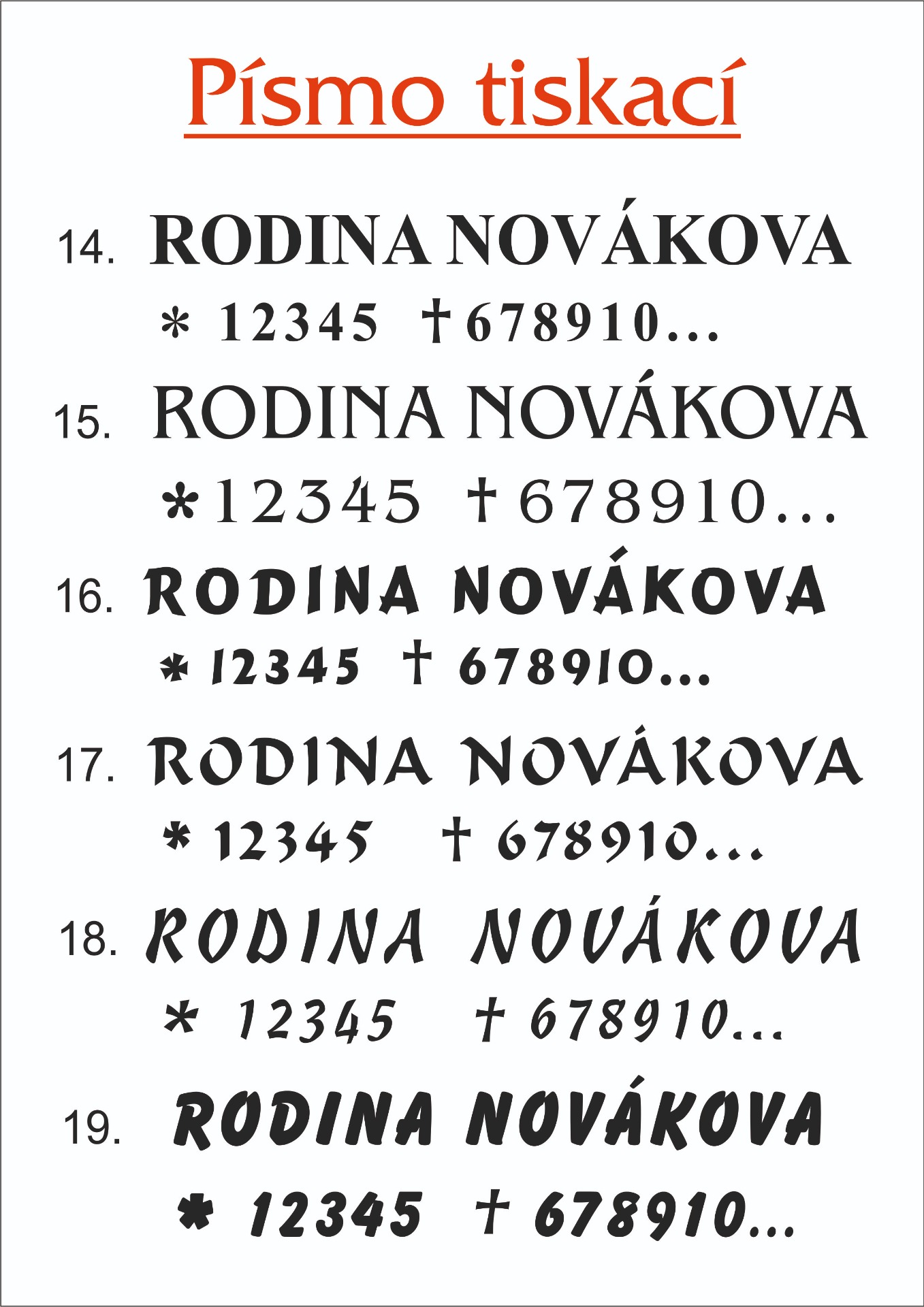 Symboly a typy písma :: Kischer