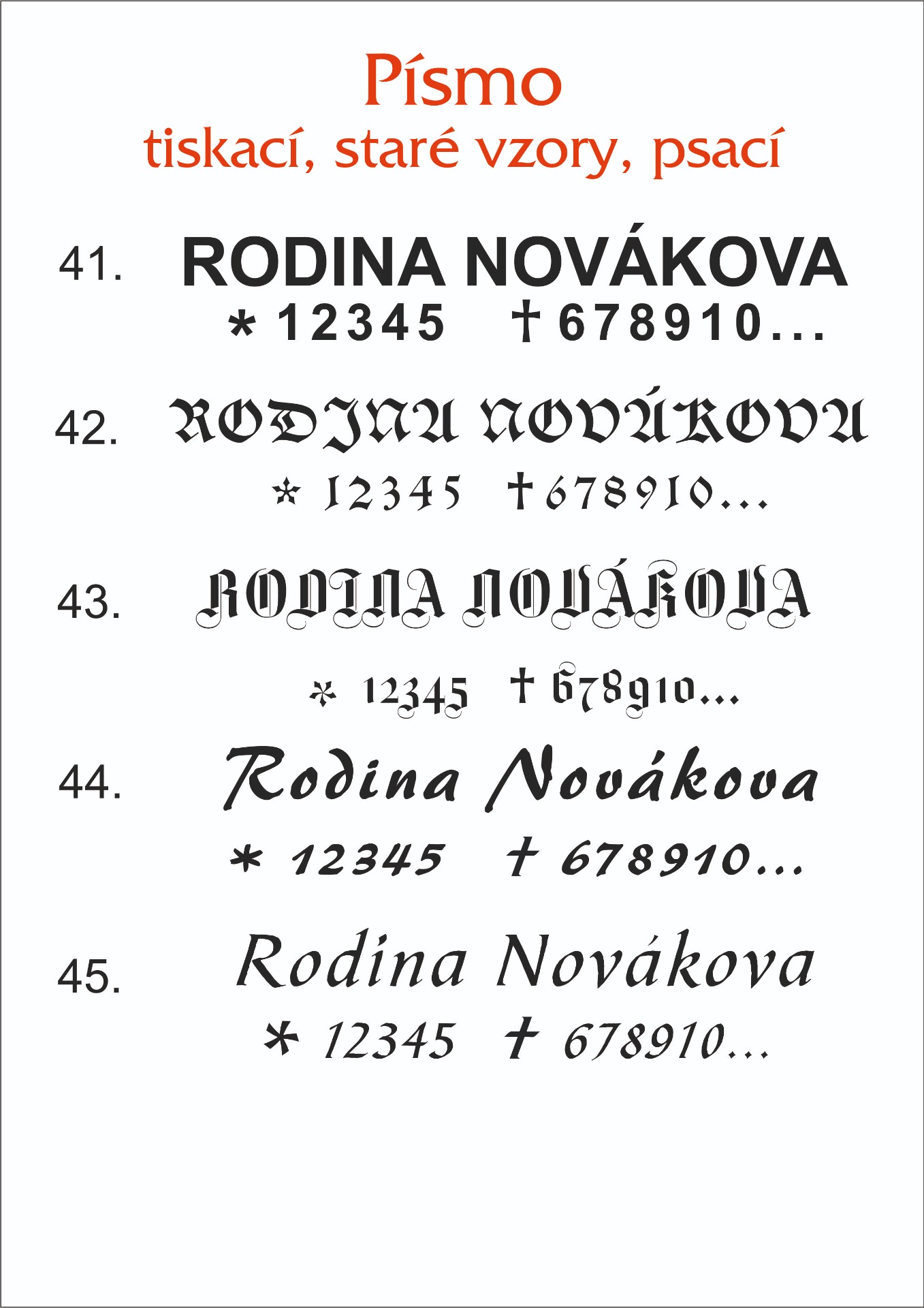 Symboly a typy písma :: Kischer