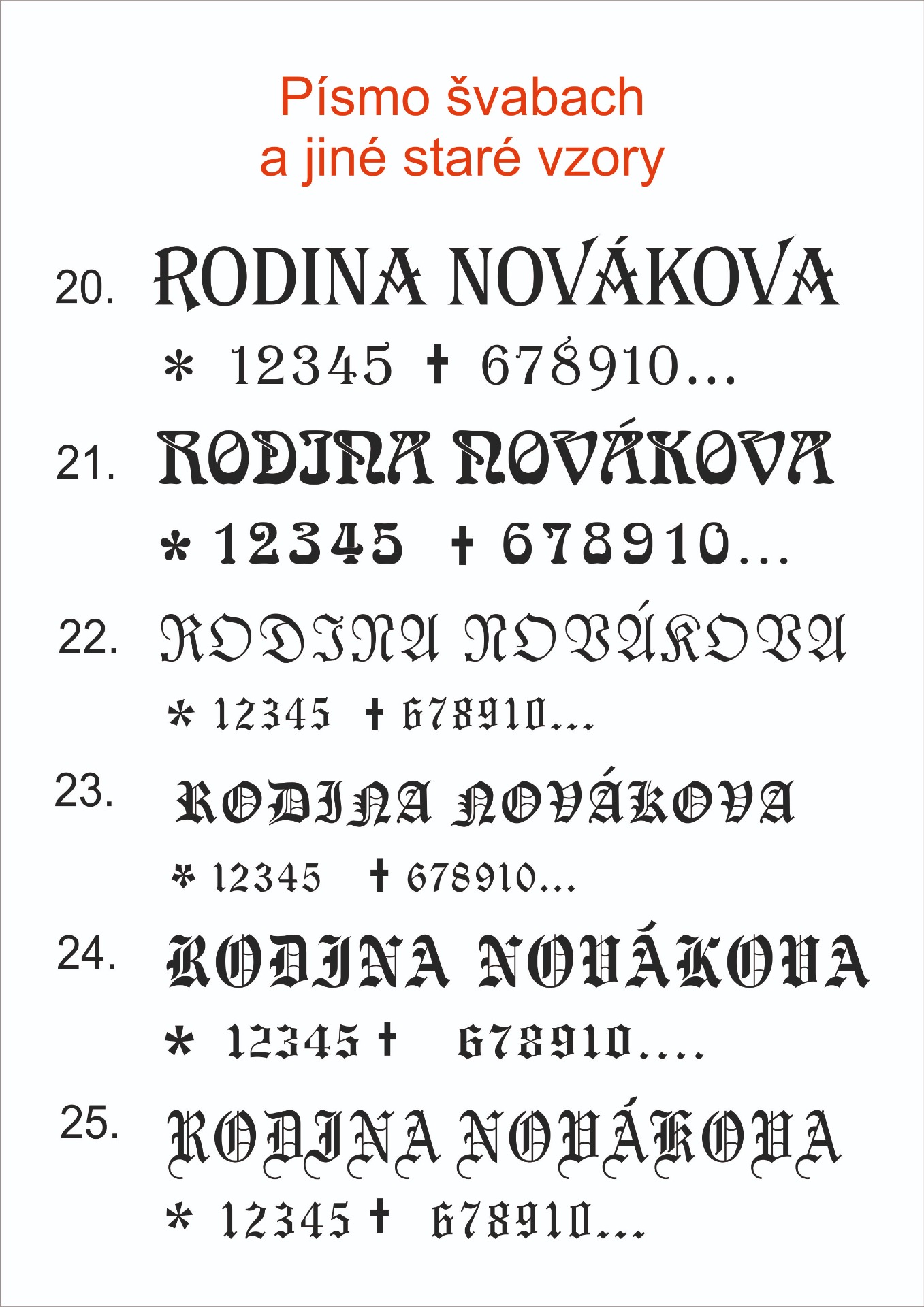 Symboly a typy písma :: Kischer