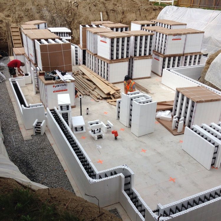 CONSTRUCÃO EM ICF blocos esferovite